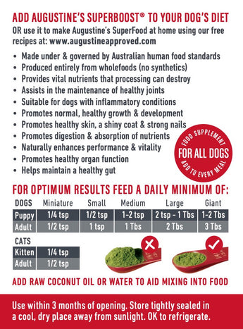 SuperBoost Dog Joint Supplements – Augustine Approved